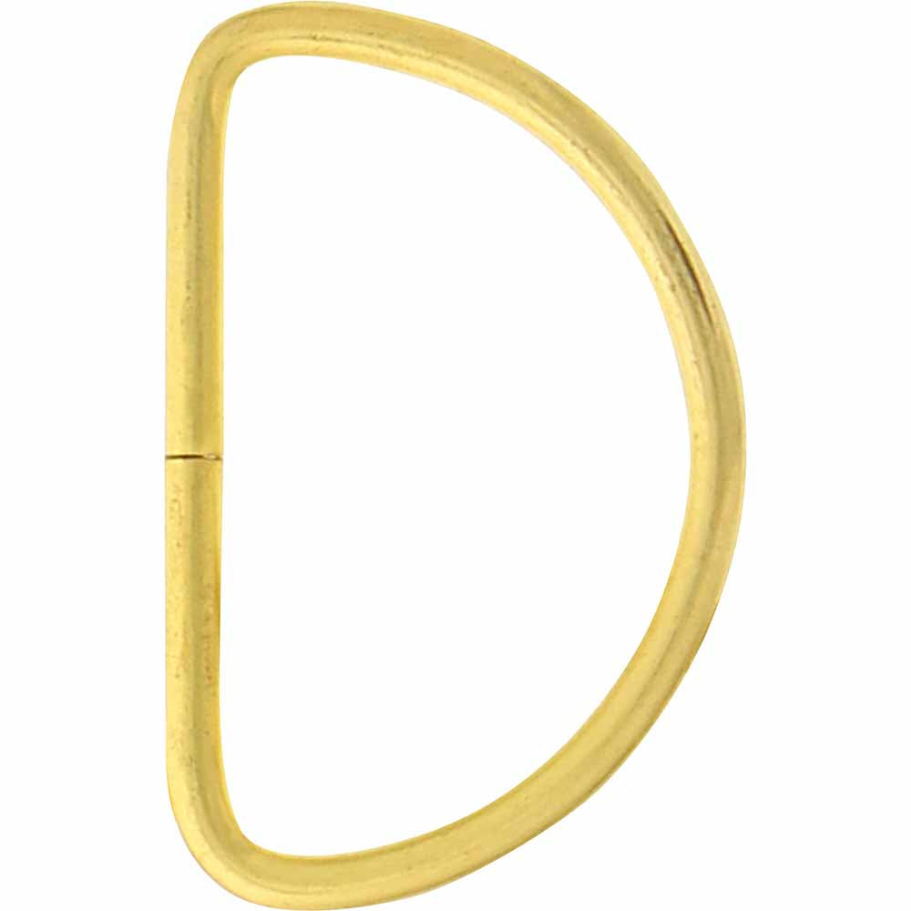 D Ring; Gold, Set of 4, 1" (25mm) – Piece Fabric Co.