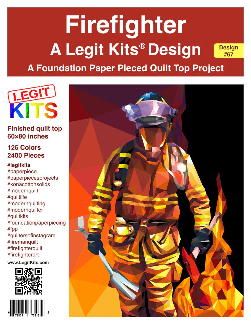 LEGIT KITS, Firefighter Pattern – Piece Fabric Co.