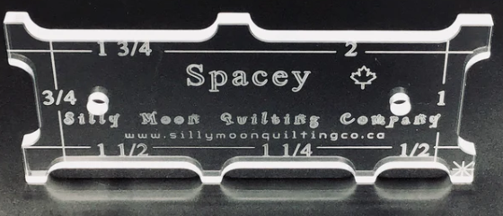 Silly Moon Ruler, Spacey, 1/8" – Piece Fabric Co.