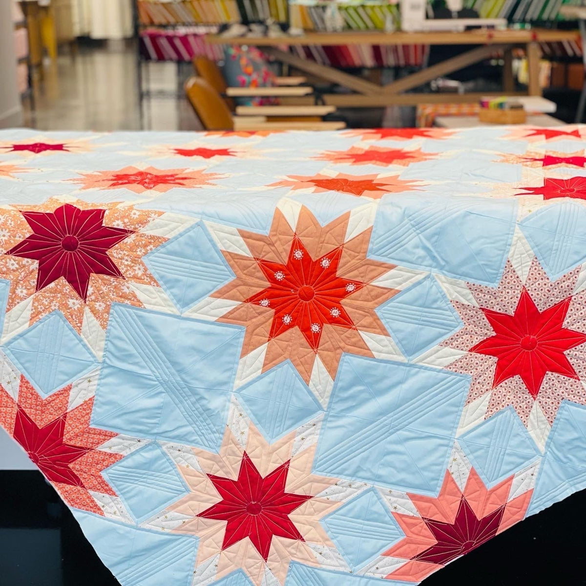 Not Alone Star Quilt Pattern by Plains and Pine – Piece Fabric Co.