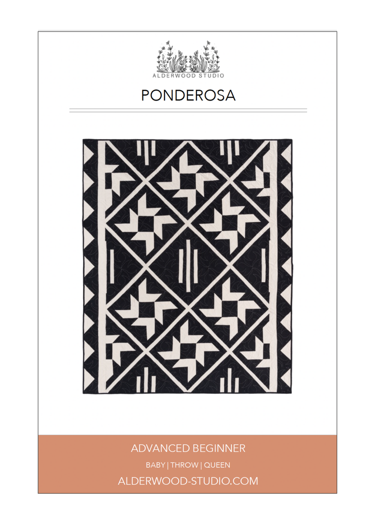 Ponderosa Quilt PATTERN – Piece Fabric Co.