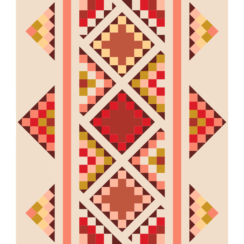 Dayspring Quilt Kit (Just Kona) by Tessellate Textiles – Piece Fabric Co.